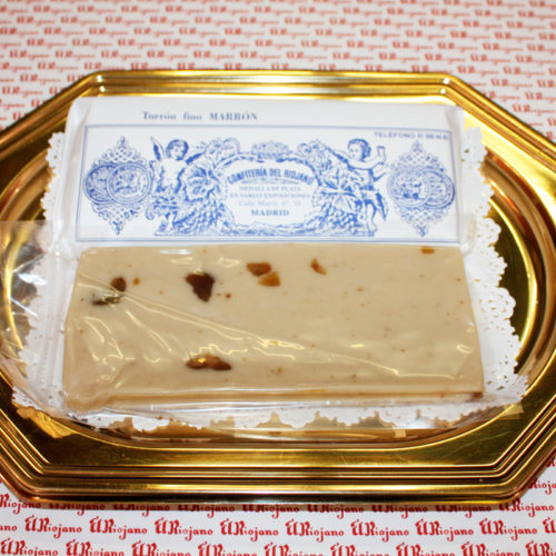 Turrón Artesano Trufado con Naranja - Pastelería El Riojano